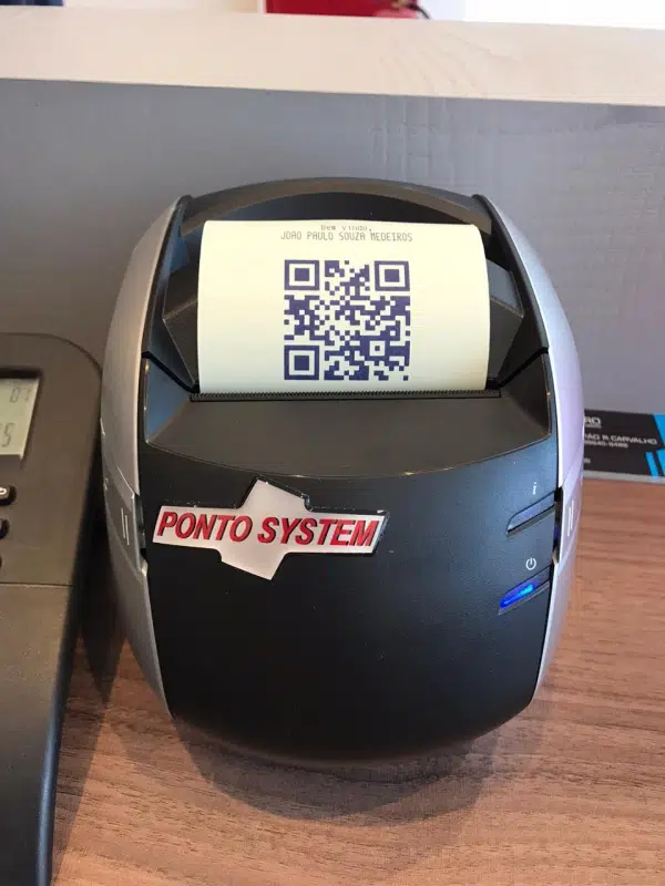 Impressora ID Térmica QR-CODE IP - Controle de Acesso e Ponto